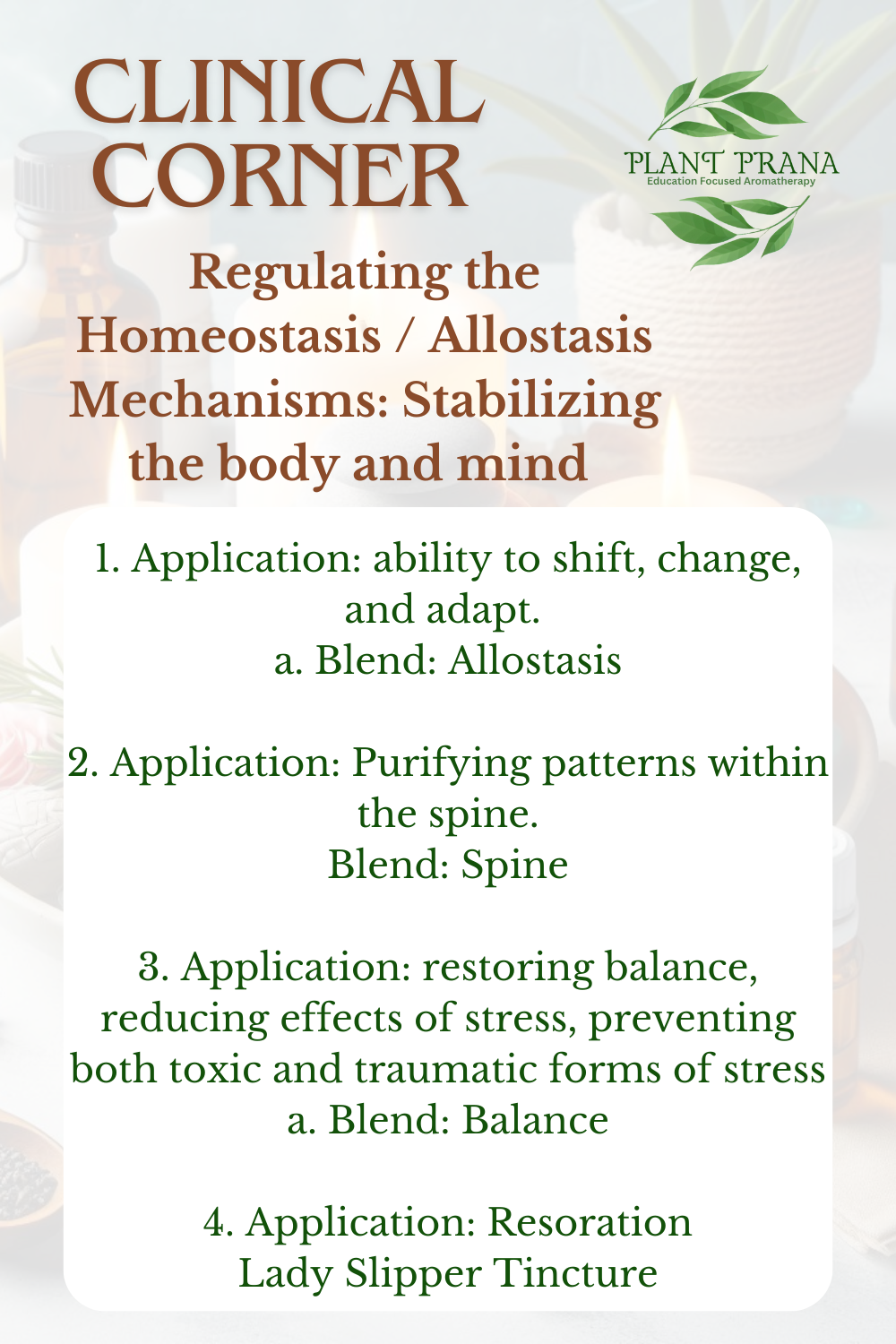 Clinical Corner: Regulating the Homeostasis / Allostasis Mechanisms ...