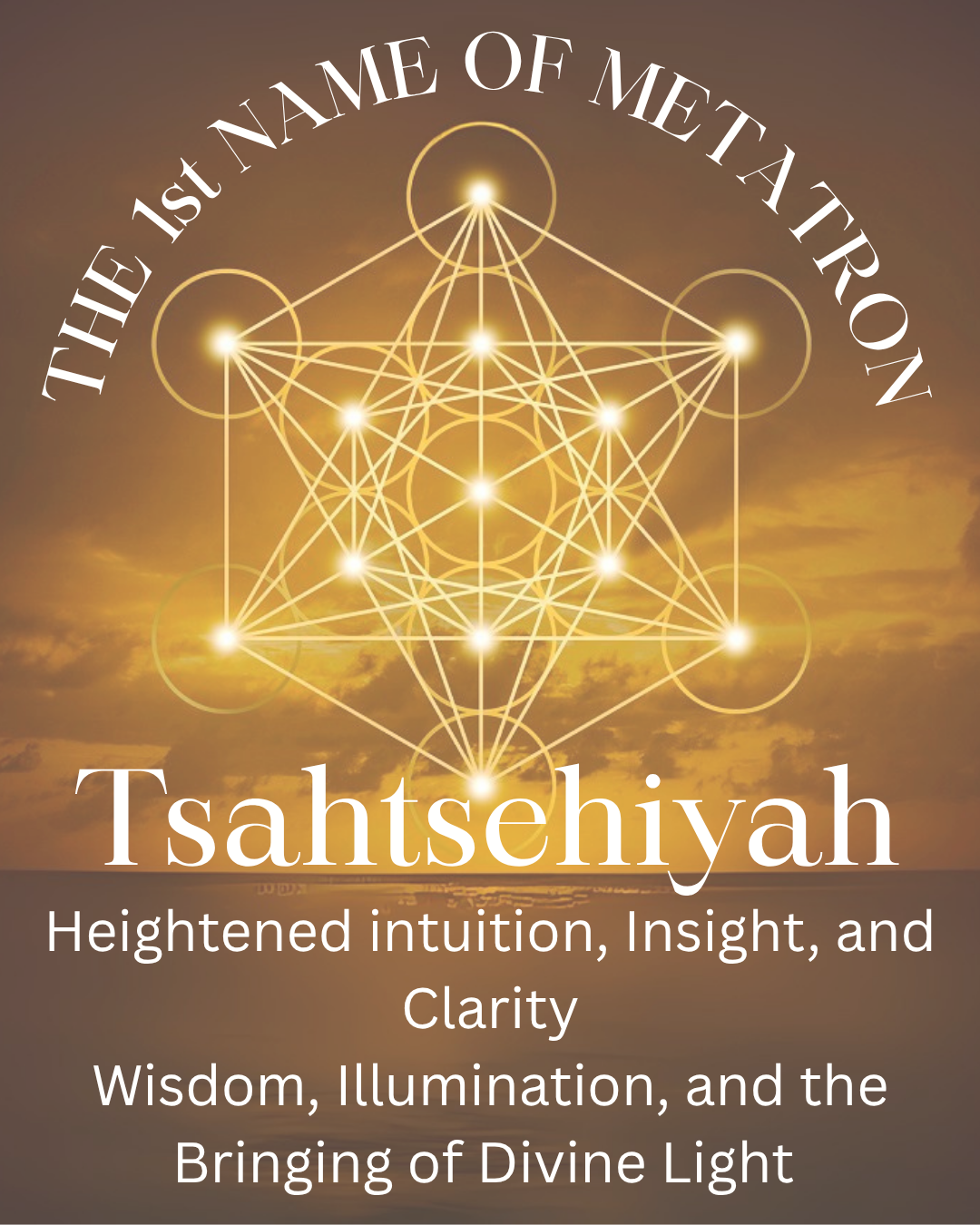 1st Name of Metatron - Plant Prana Oils