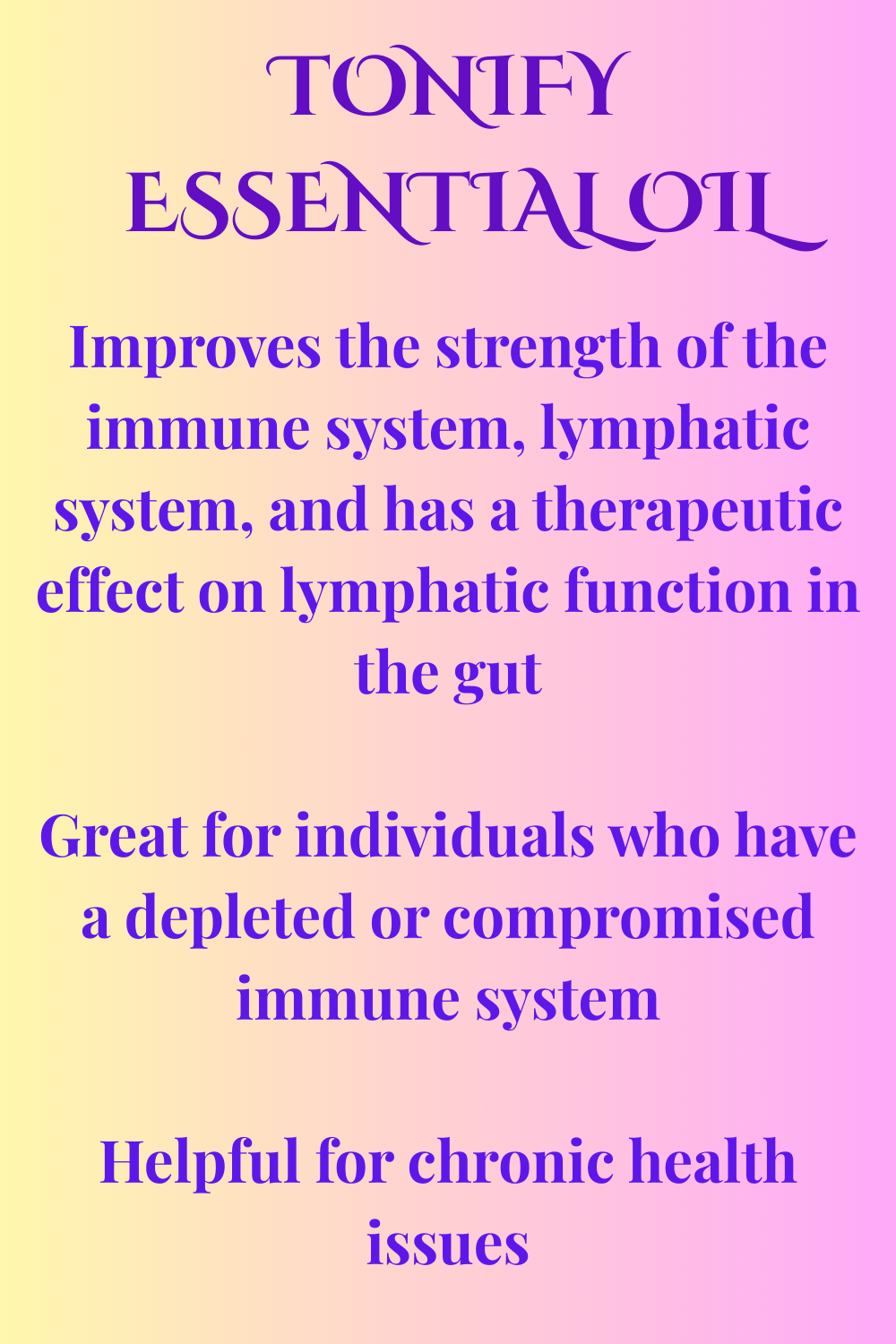 The Benefits of Tonify - Plant Prana Oils