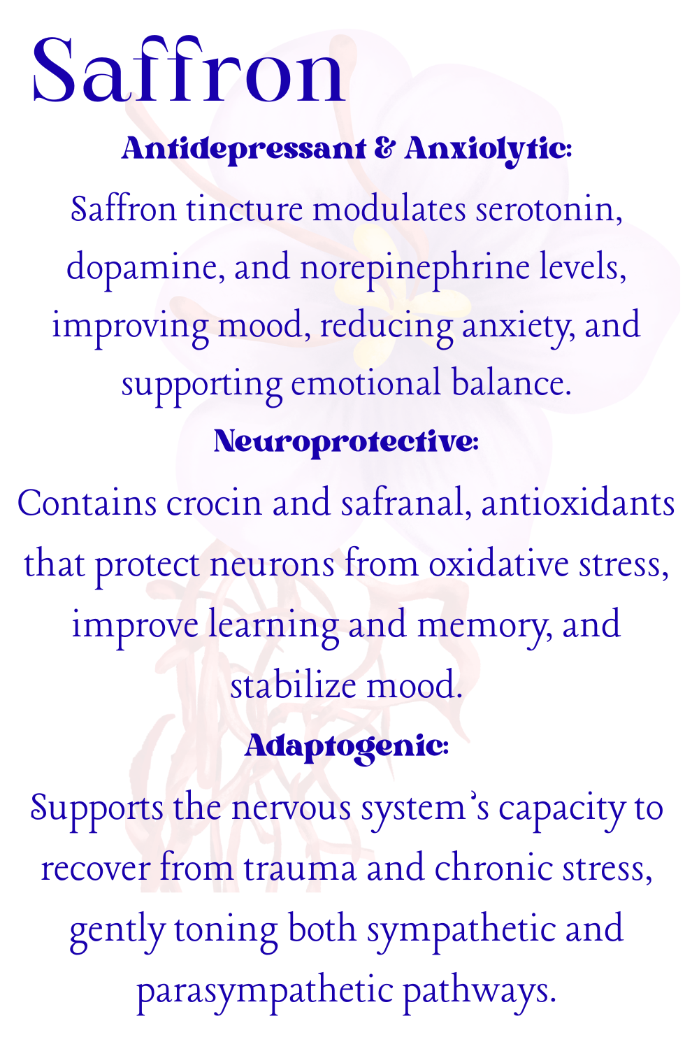 The Benefits of Saffron Tincture - Plant Prana Oils